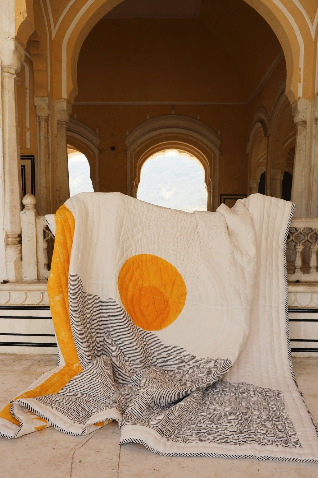Handcrafted Moon Phase Reversible Quilt in 100% Cotton: A Lunar Journey ...