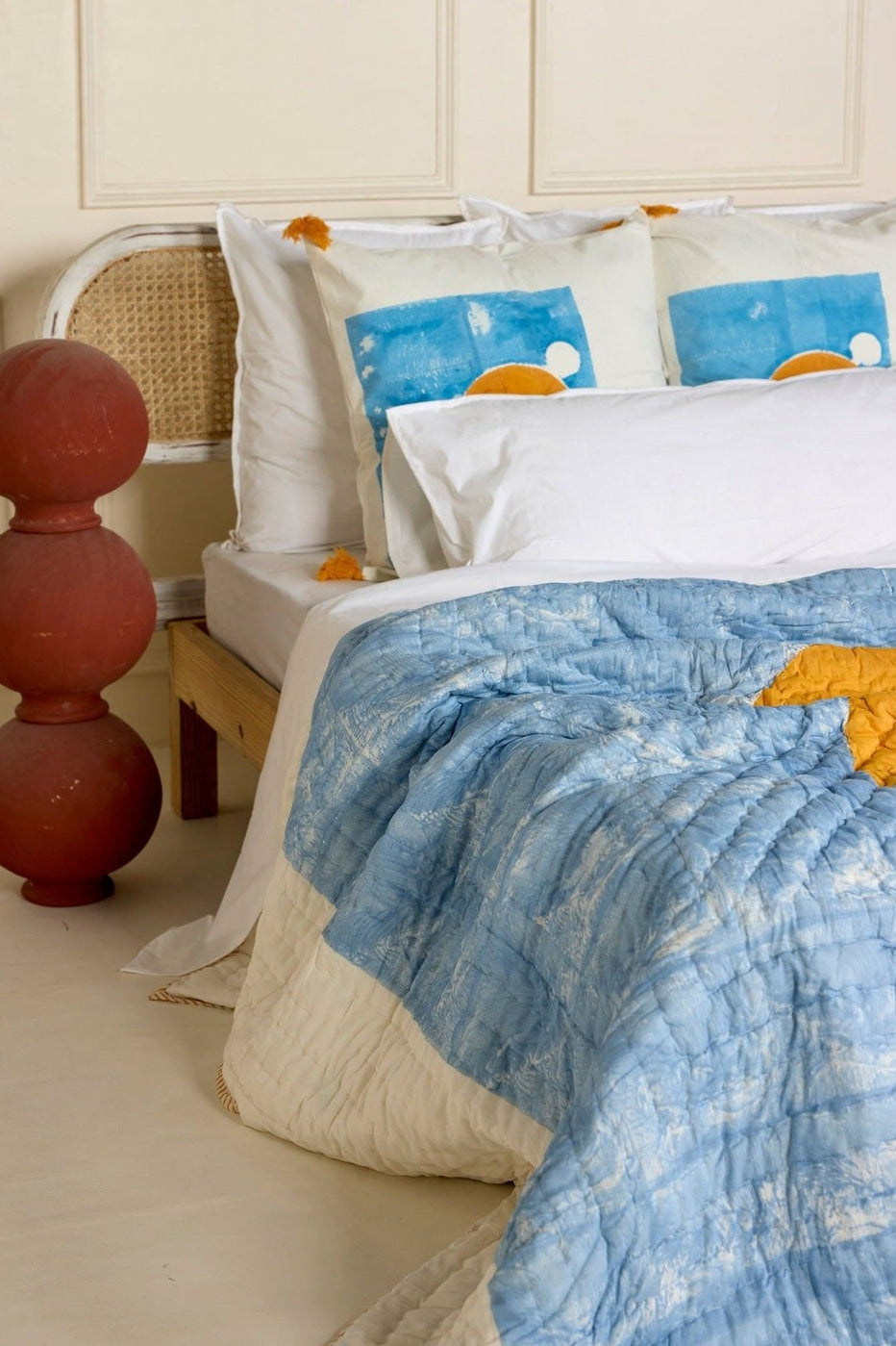 Handmade Beach-Inspired Quilt | 100% Cotton | CQC LA Quilts