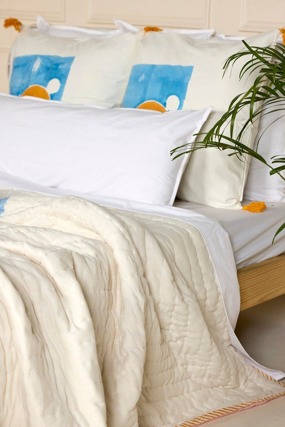 Handmade Beach-Inspired Quilt | 100% Cotton | CQC LA Quilts