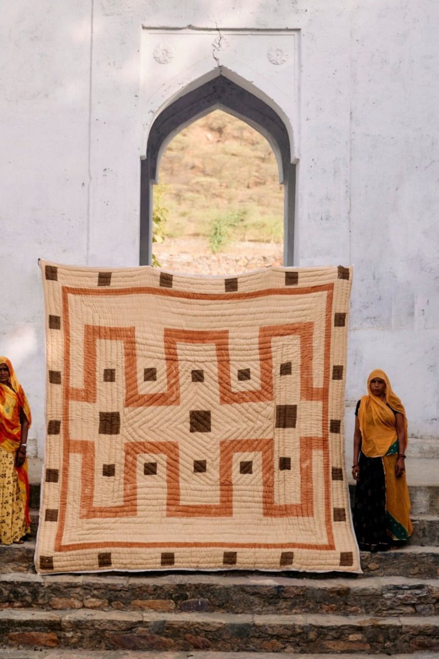 Taos Quilt - Handmade in India with 100% Cotton | CQC LA